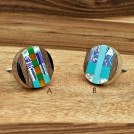 Multicolor Resin Chunk Geo Cabinet Knob