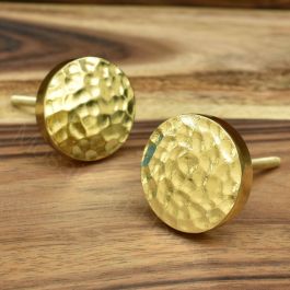 Hammered Gold Cabinet Cupboard Knob