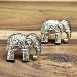 Silver Elephant Kitchen Cabinet Knob